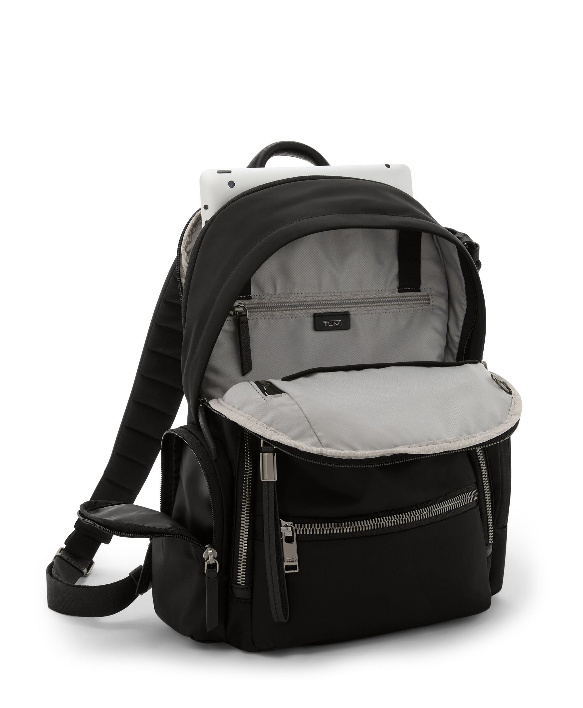 Celina Medium Backpack in Black/Gunmetal | Voyageur | TUMI Singapore
