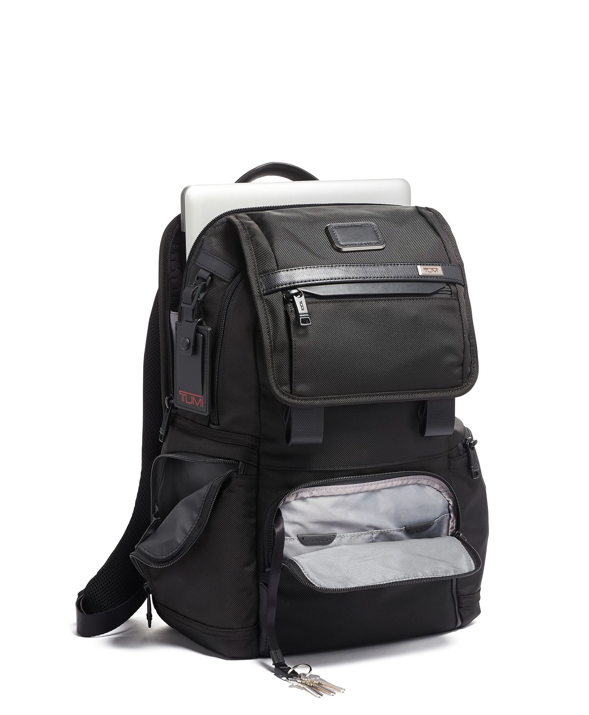 Flap Backpack in Black | Tumi Alpha | TUMI Singapore