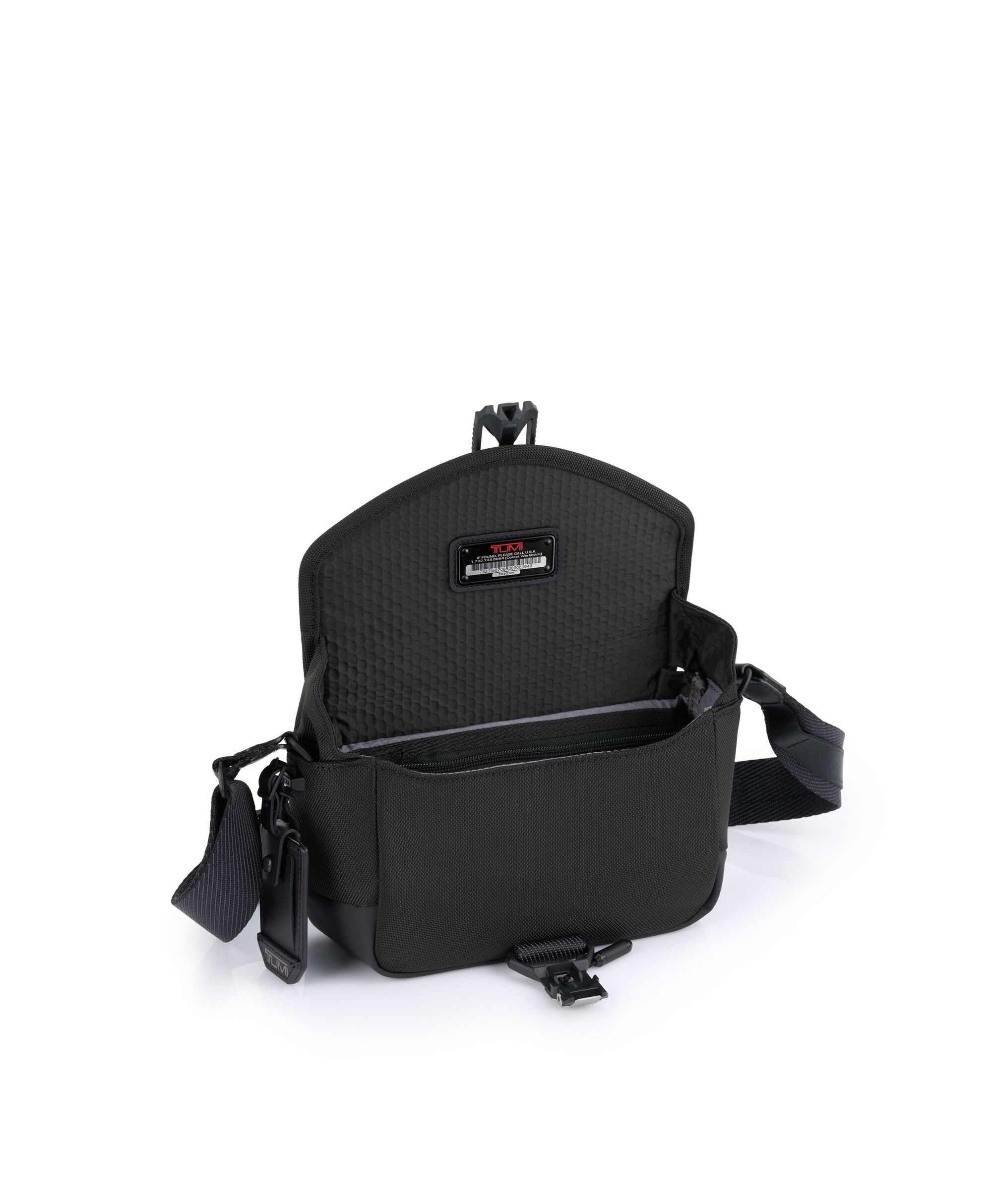 Compass Flap Crossbody in Black | Alpha Bravo | TUMI Singapore