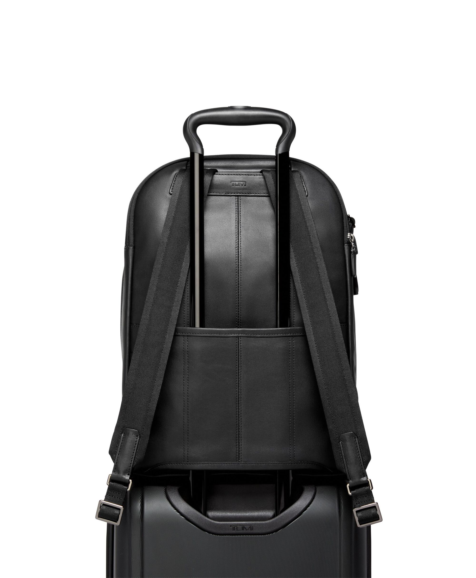 Warren Backpack in Espresso Brown Bombe | Tumi Harrison | TUMI Singapore